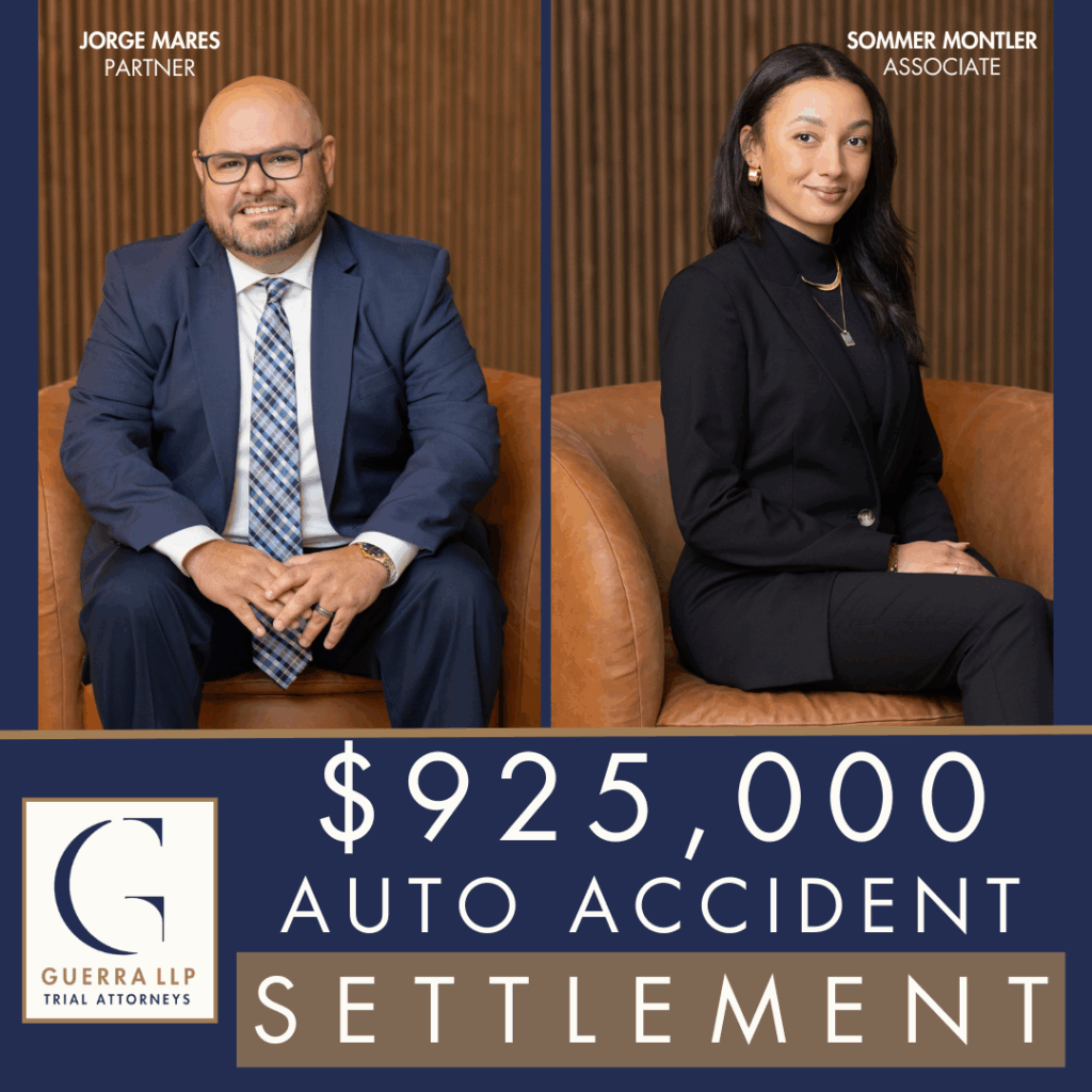 Commercial Vehicle Auto Accident Settlement - GUERRA LLP